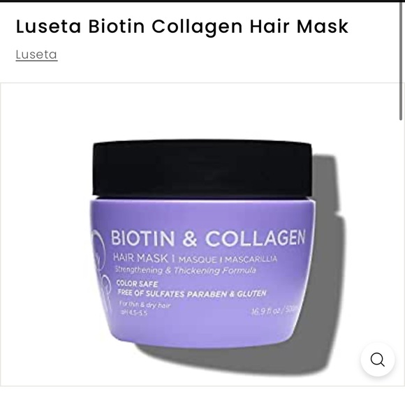 Luseta | Hair | Luseta Biotin Collagen Hair Mask Lavender | Poshmark